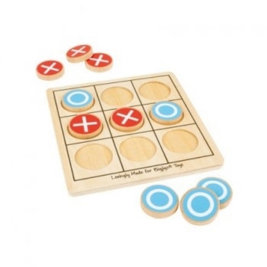 HOUT-DOE.NL | Duurzaam houten speelgoed. Spel Boter-Kaas-Eieren hout Bigjigs kopen? Bestel ...