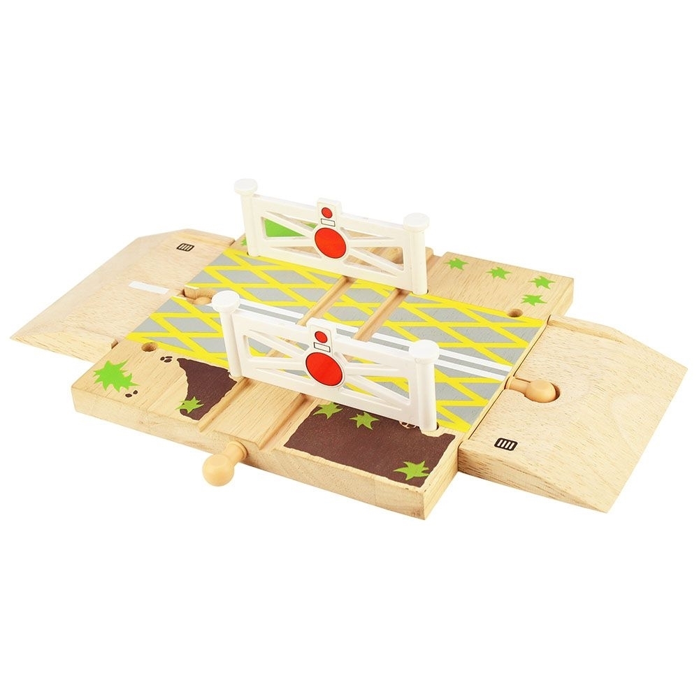 HOUT-DOE.NL | Duurzaam houten speelgoed. Spoorwegovergang houten treinbaan kopen? Bestel online ...