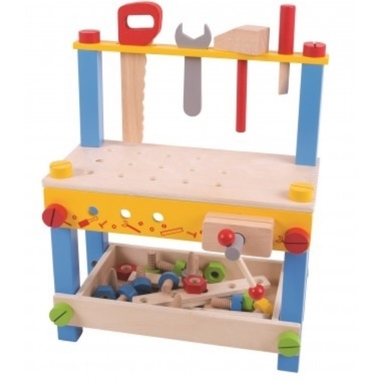 HOUT-DOE.NL | Duurzaam houten speelgoed. Mijn eerste houten speel-werkbank kopen? Bestel online ...