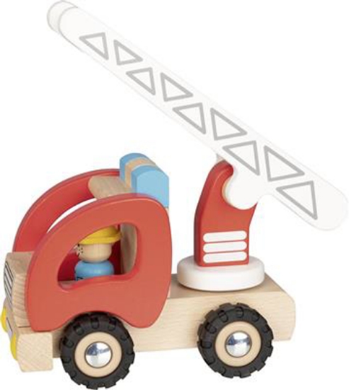 HOUT-DOE.NL | Duurzaam houten speelgoed. Brandweerwagen Hout Goki kopen? Bestel online | HOUT-DOE.NL