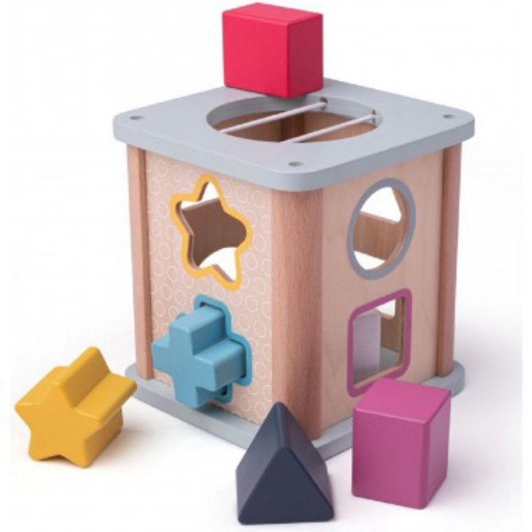 HOUT-DOE.NL | Duurzaam houten speelgoed. Houten FSC vormenstoof luxe 8 verschillende vormen ...
