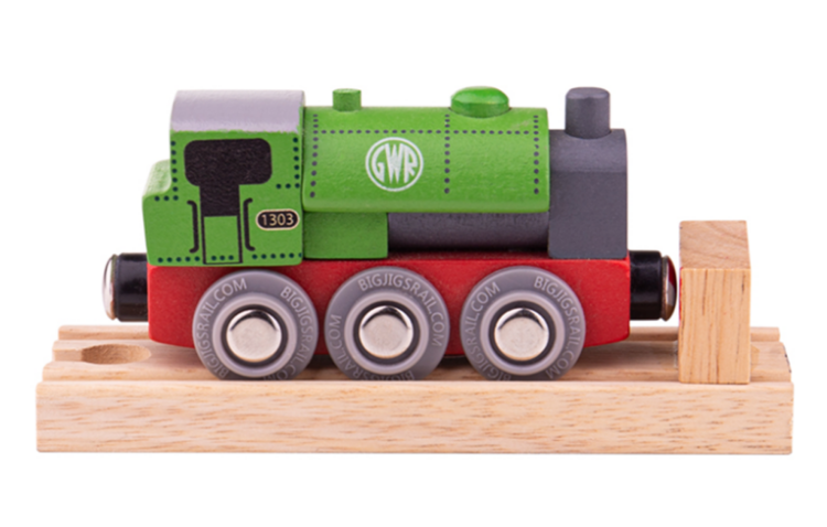 HOUT-DOE.NL | Duurzaam houten speelgoed. Houten trein locomotief Saddle Bigjigs kopen? Bestel ...