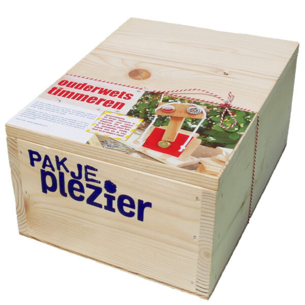 HOUT-DOE.NL | Duurzaam houten speelgoed. Pakje Kistje timmeren kopen? Bestel online | HOUT-DOE.NL